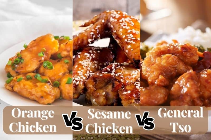 Sesame Chicken vs Orange Chicken vs General Tso